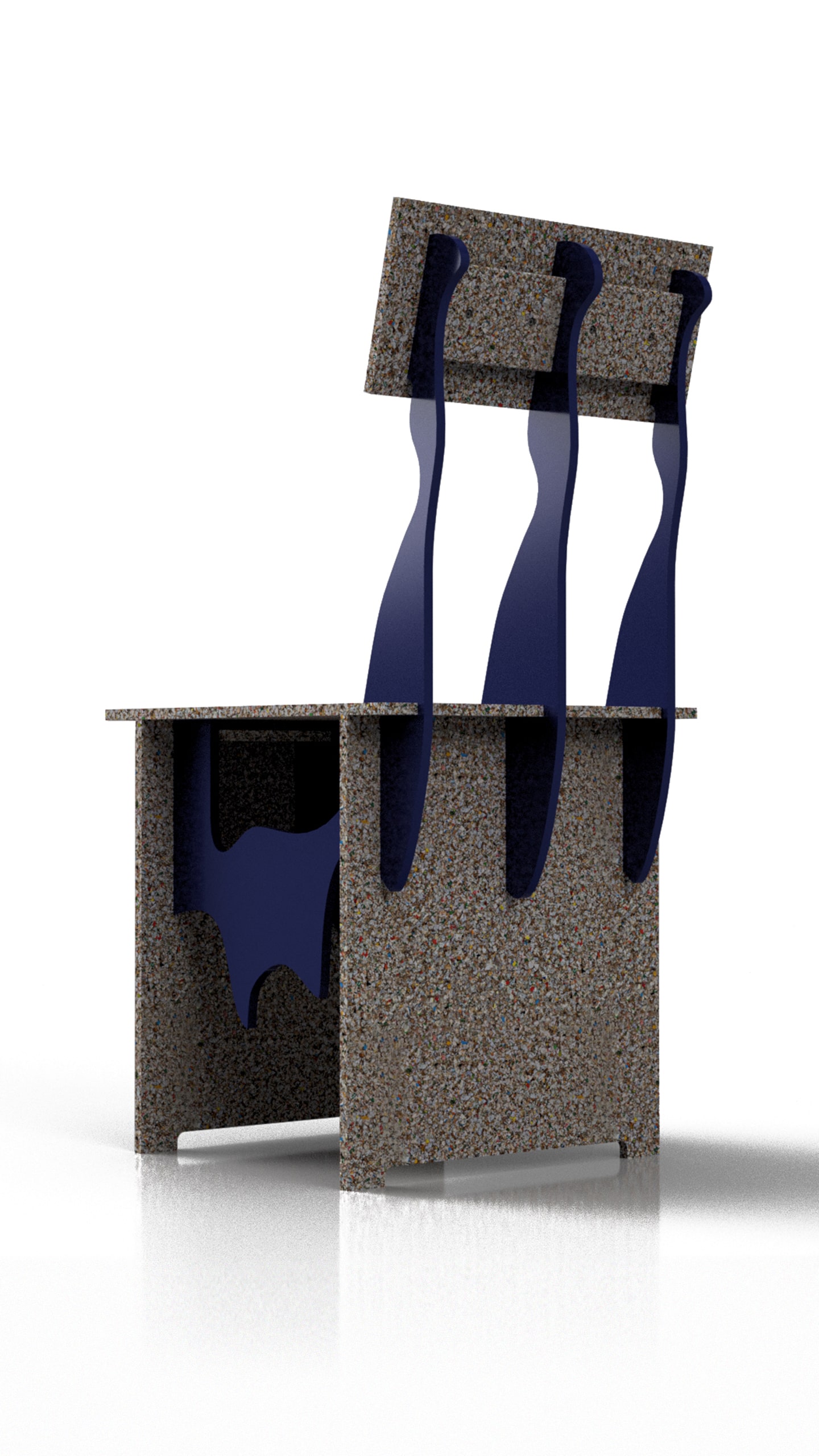 off cut - flat pack chair - Boom Room